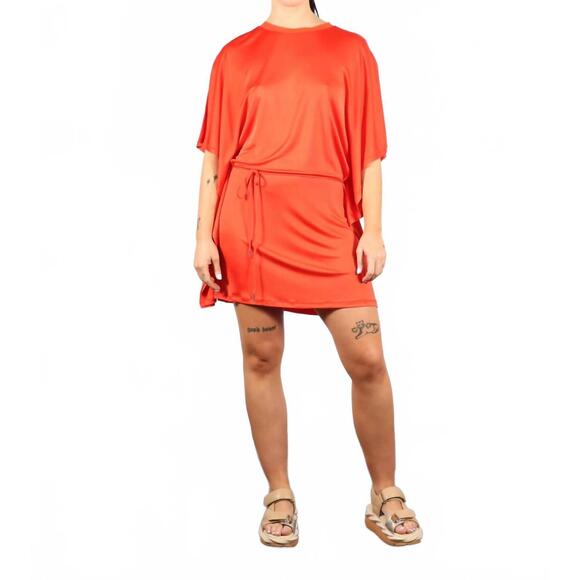 Rodebjer | Dresses | New Rodebjer Block Shiny Dress In Red | Poshmark